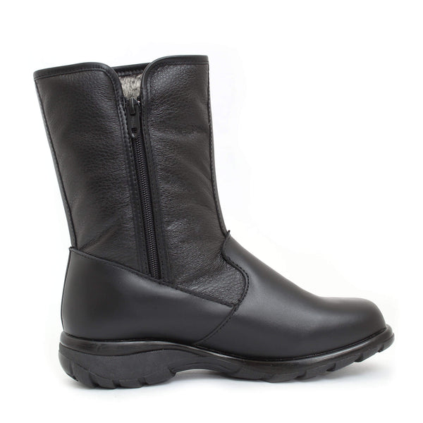 Shield winter boot for women - Black | Toe Warmers - Boutique Martino